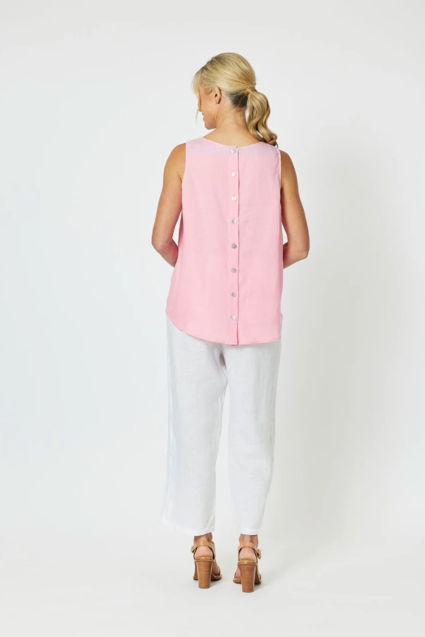 Bianca Button Back Tank (Gordon Smith) – Axara